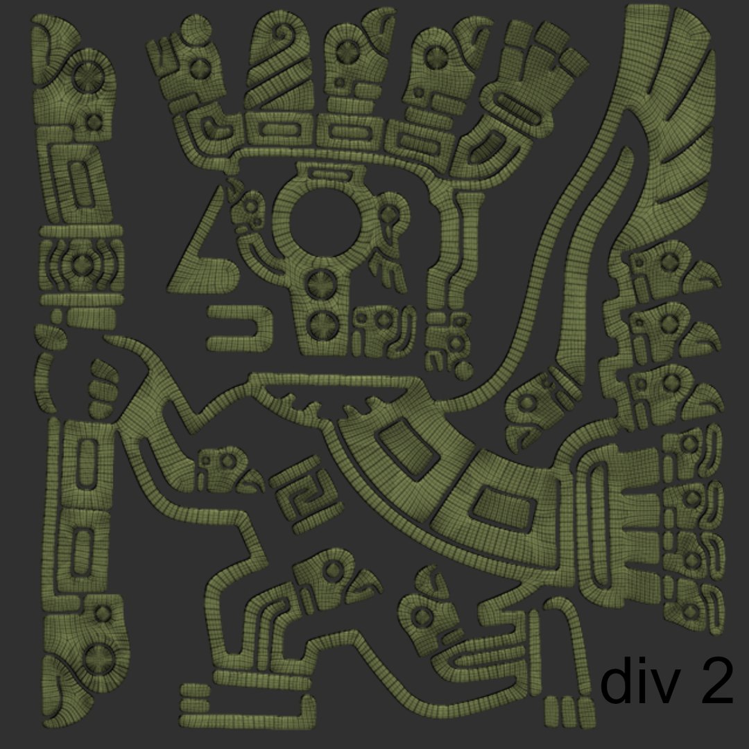 Carved Stone Inca Model - TurboSquid 1554025