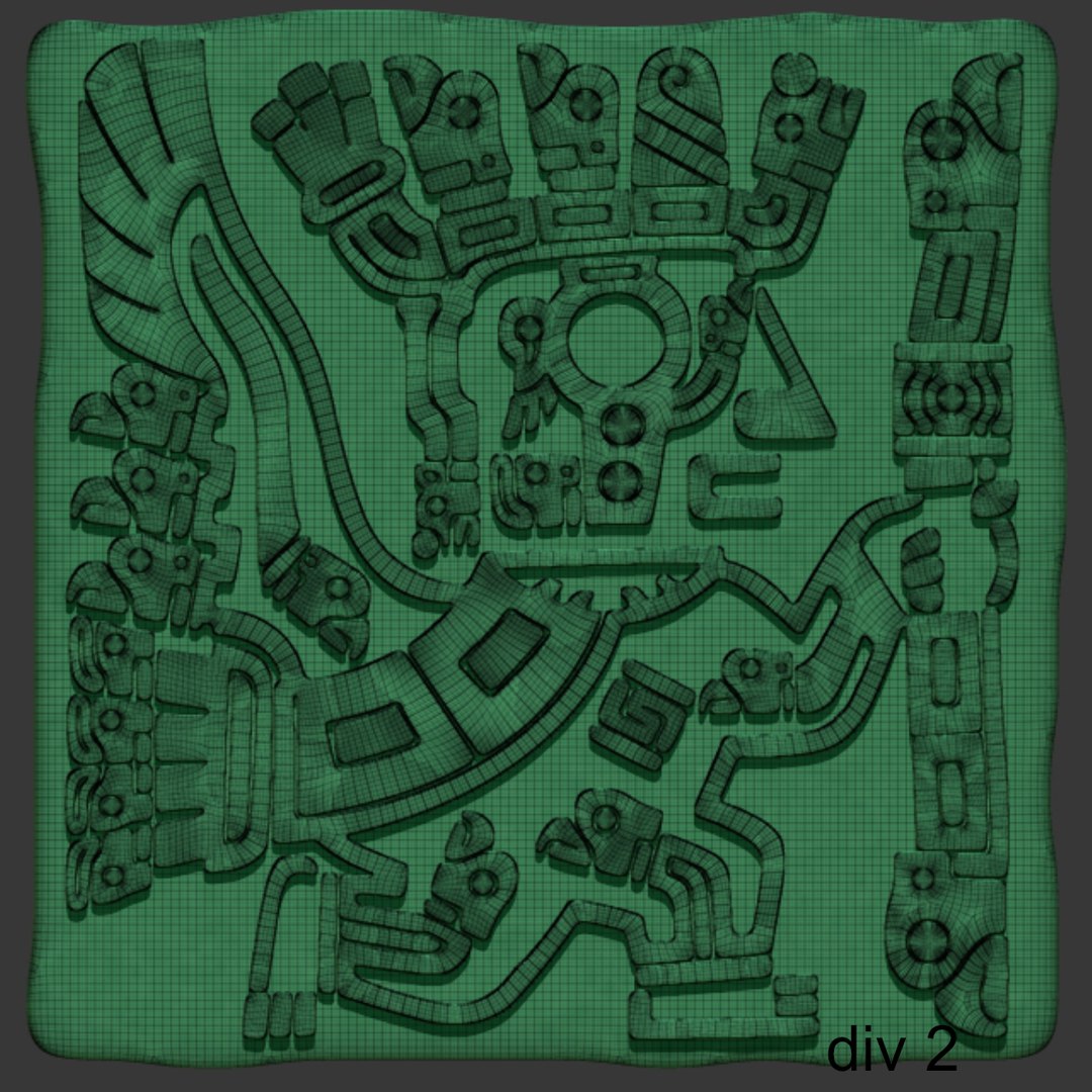 Carved Stone Inca Model - TurboSquid 1554025