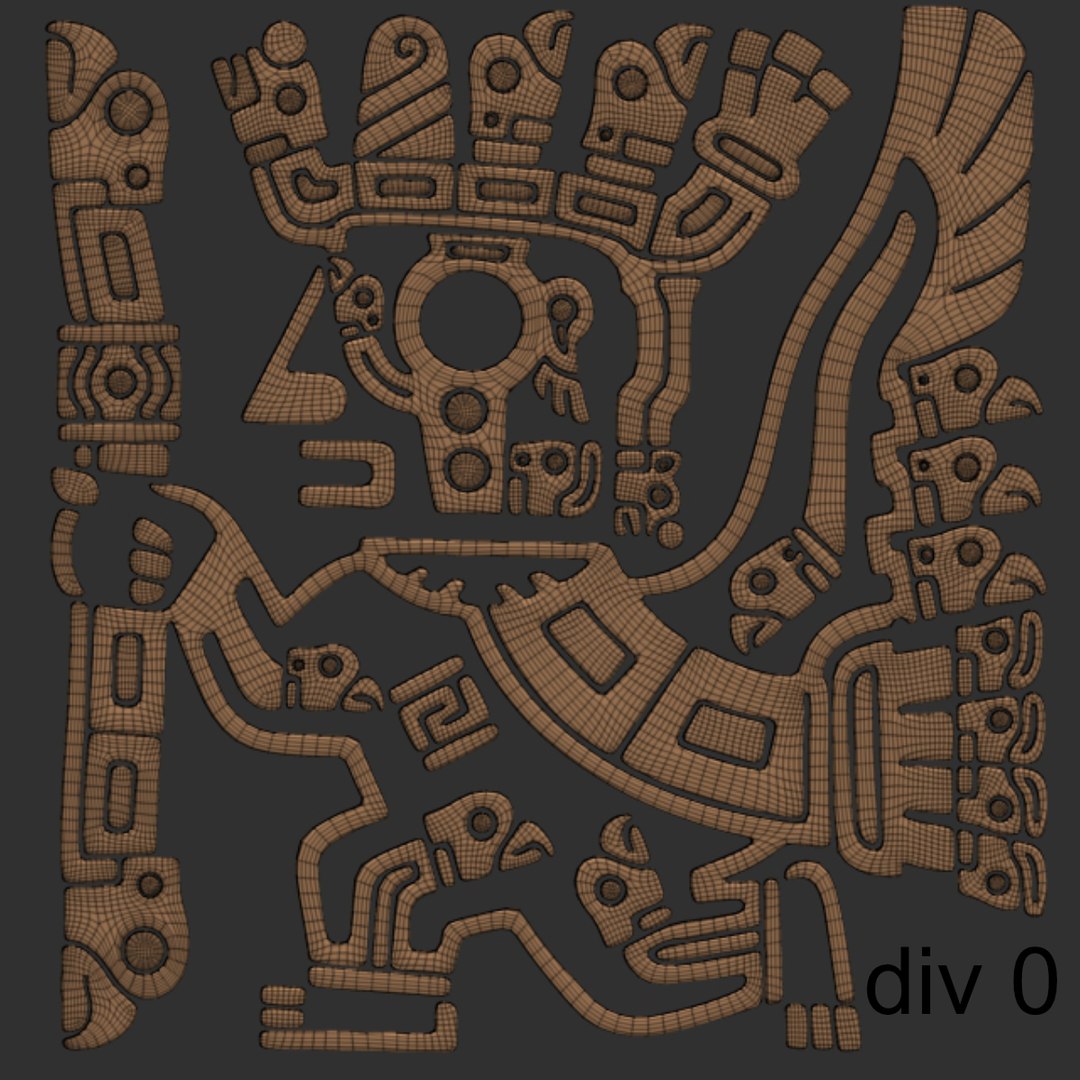 Carved Stone Inca Model - TurboSquid 1554025