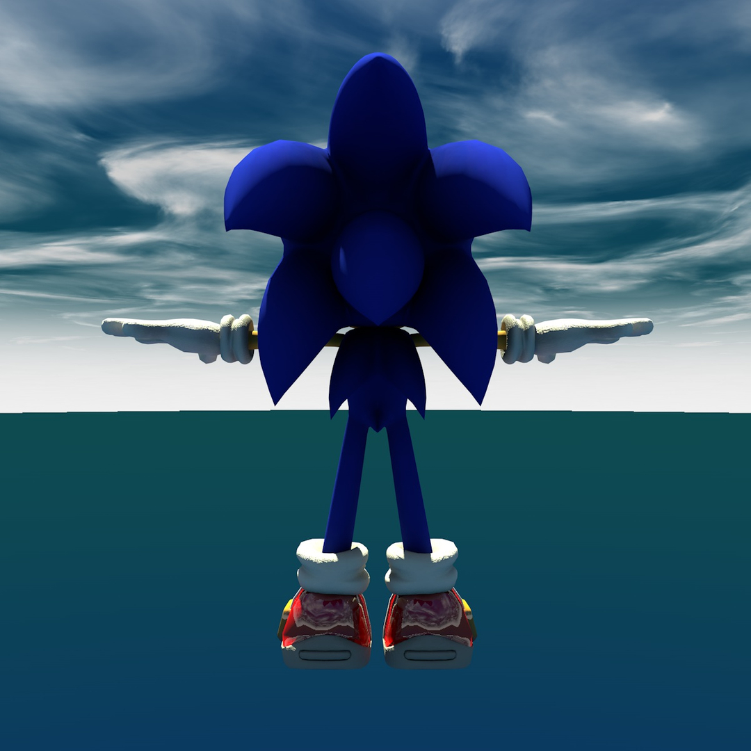 modelo 3d Sonic gratis - TurboSquid 767696
