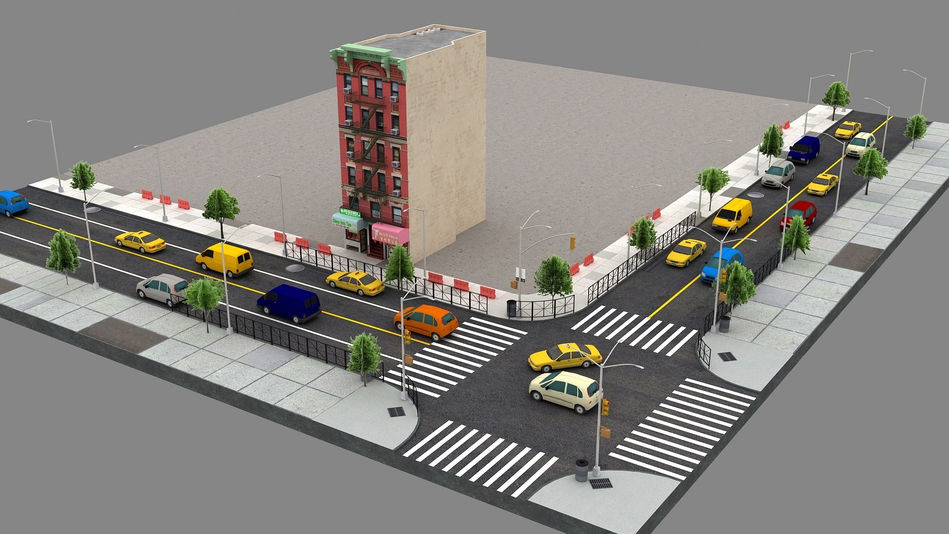 3D Model Chinatown Manhattan Building 07 - TurboSquid 1860482