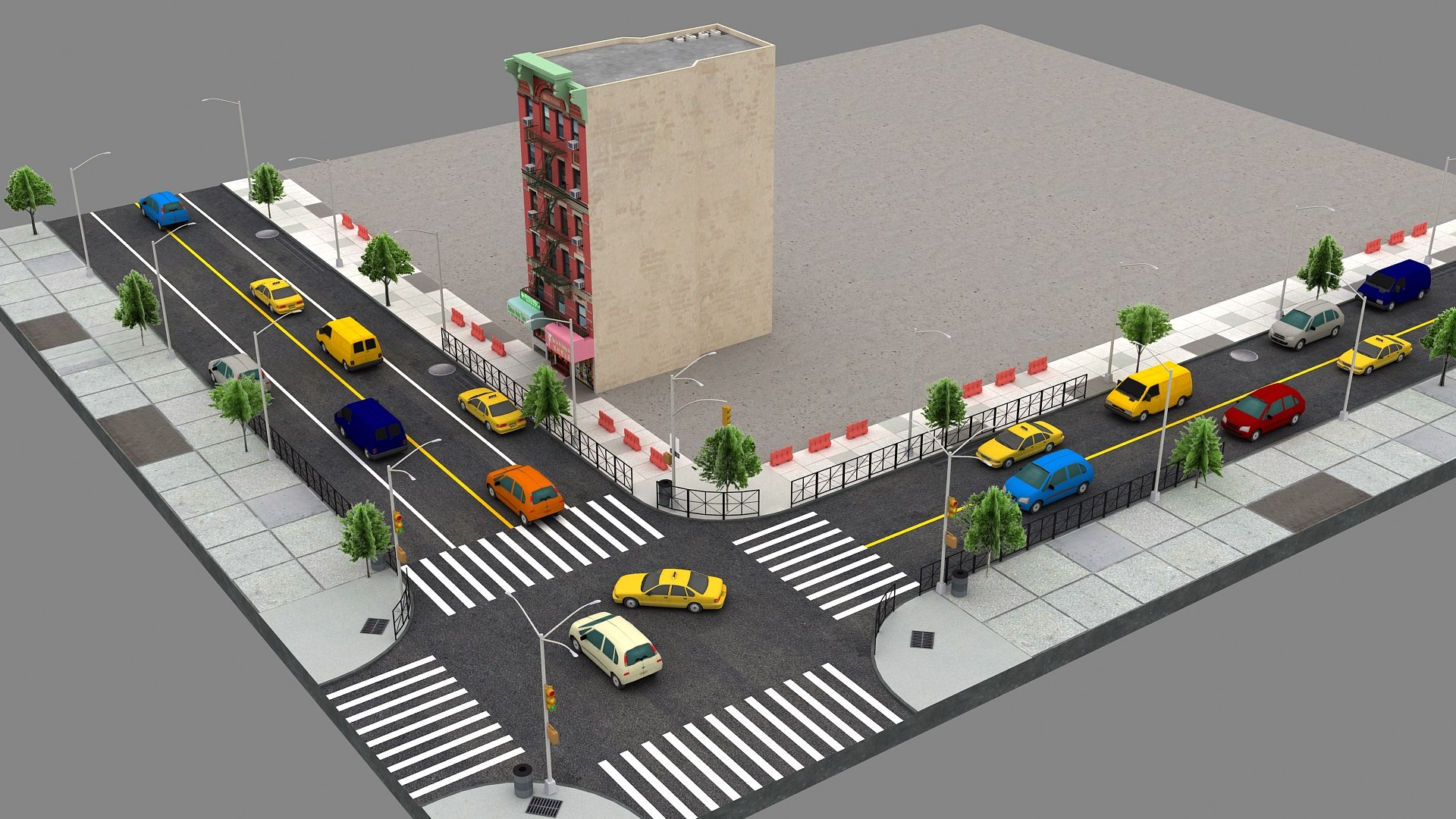 3D Model Chinatown Manhattan Building 07 - TurboSquid 1860482