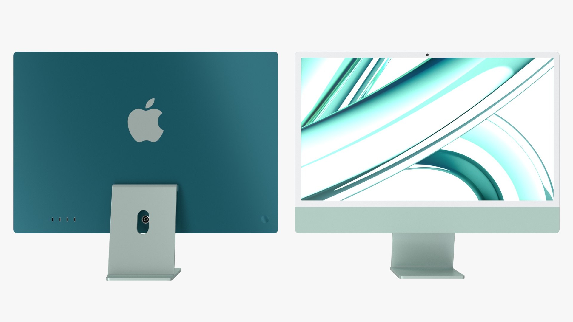 3D Apple IMac 2023 Green Model - TurboSquid 2151964