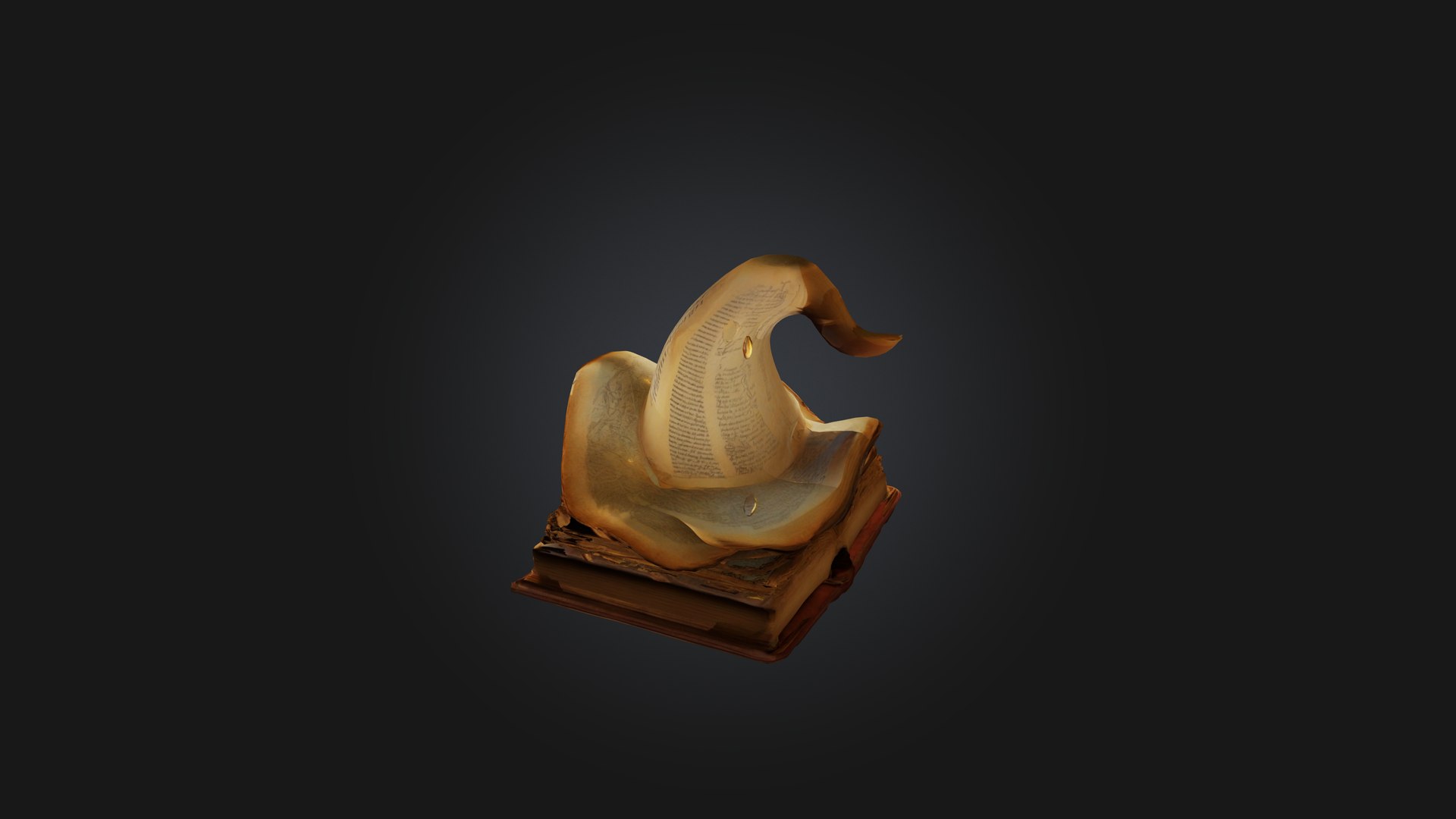3D Cartoon Spell Book Model - TurboSquid 2291847