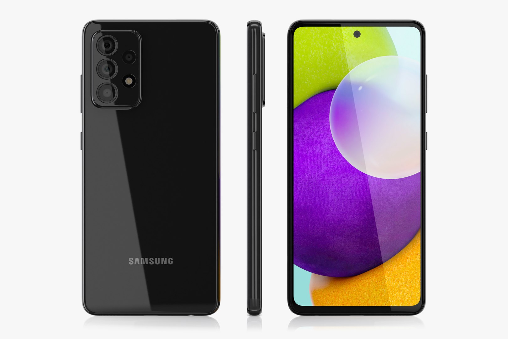Samsung Galaxy A52 3D Model - TurboSquid 1707979