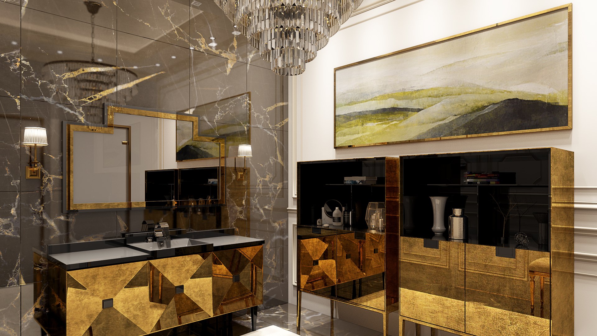 Classic Bedroom Interiors Model - TurboSquid 2380578