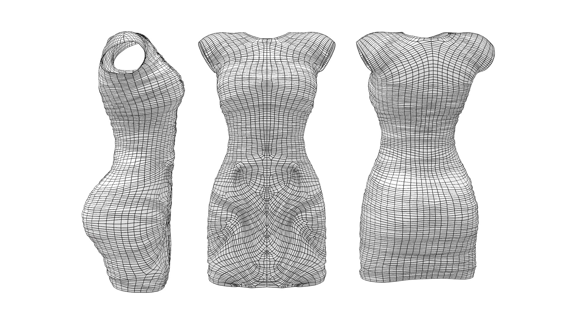 3D Nylon Dress - TurboSquid 1739868