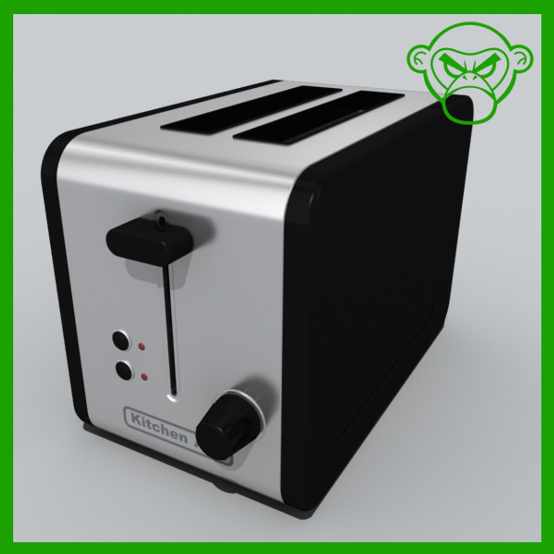 3d Toaster Toast Model