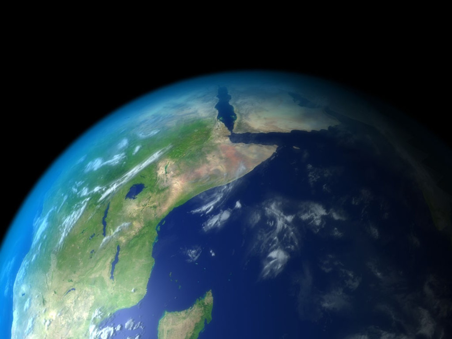 3d earth surface model