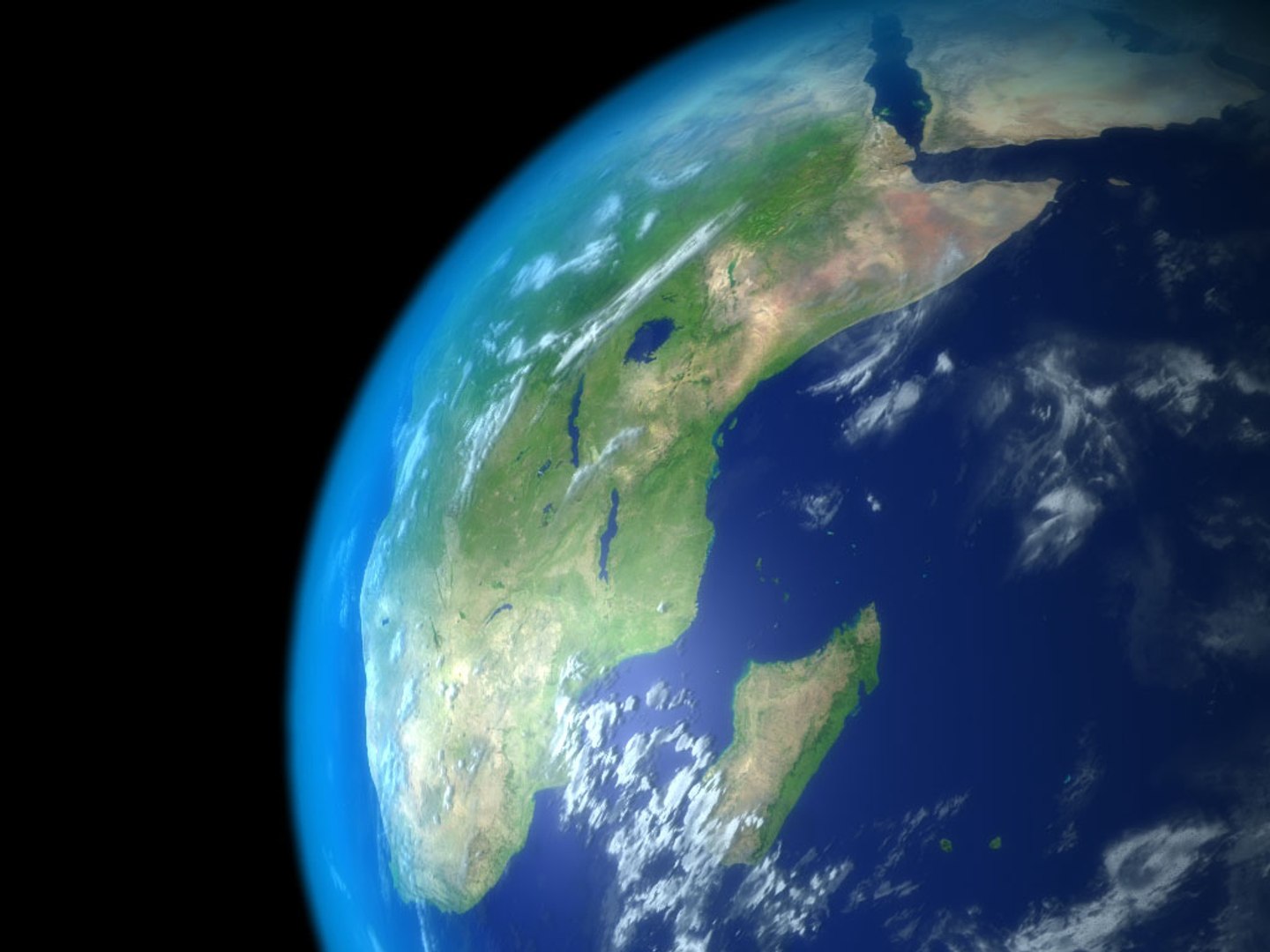 3d earth surface model