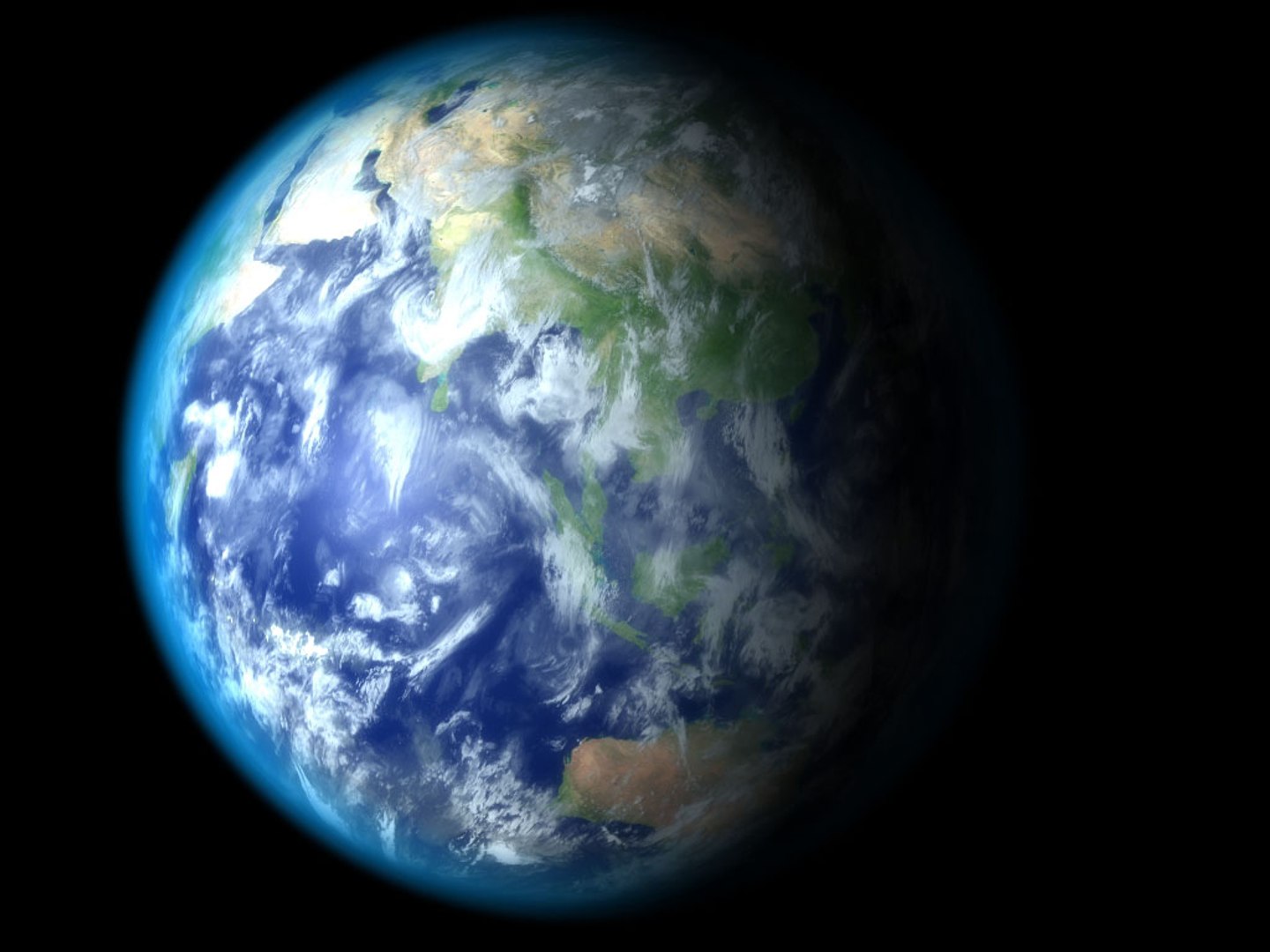 3d earth surface model