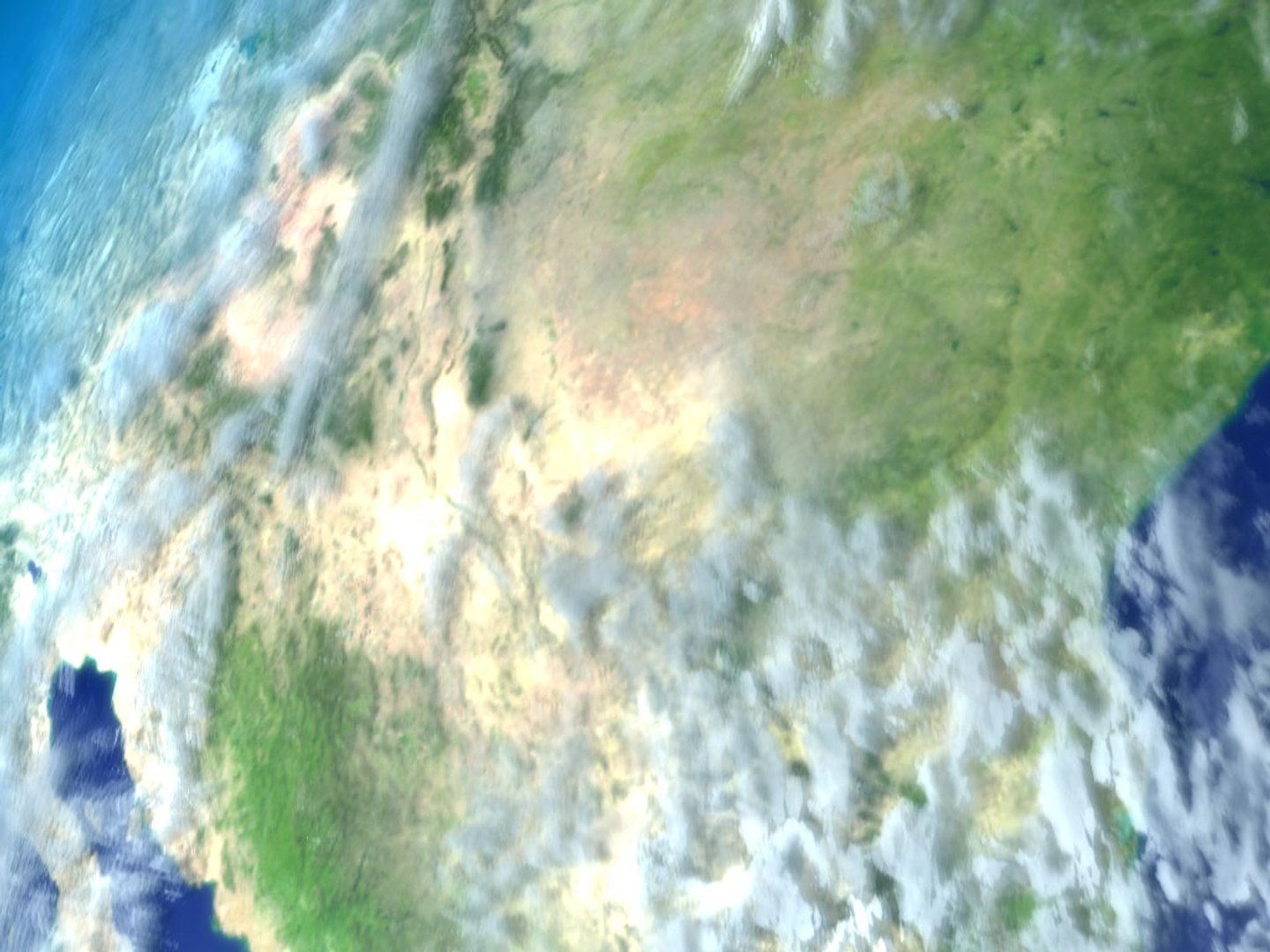 3d earth surface model