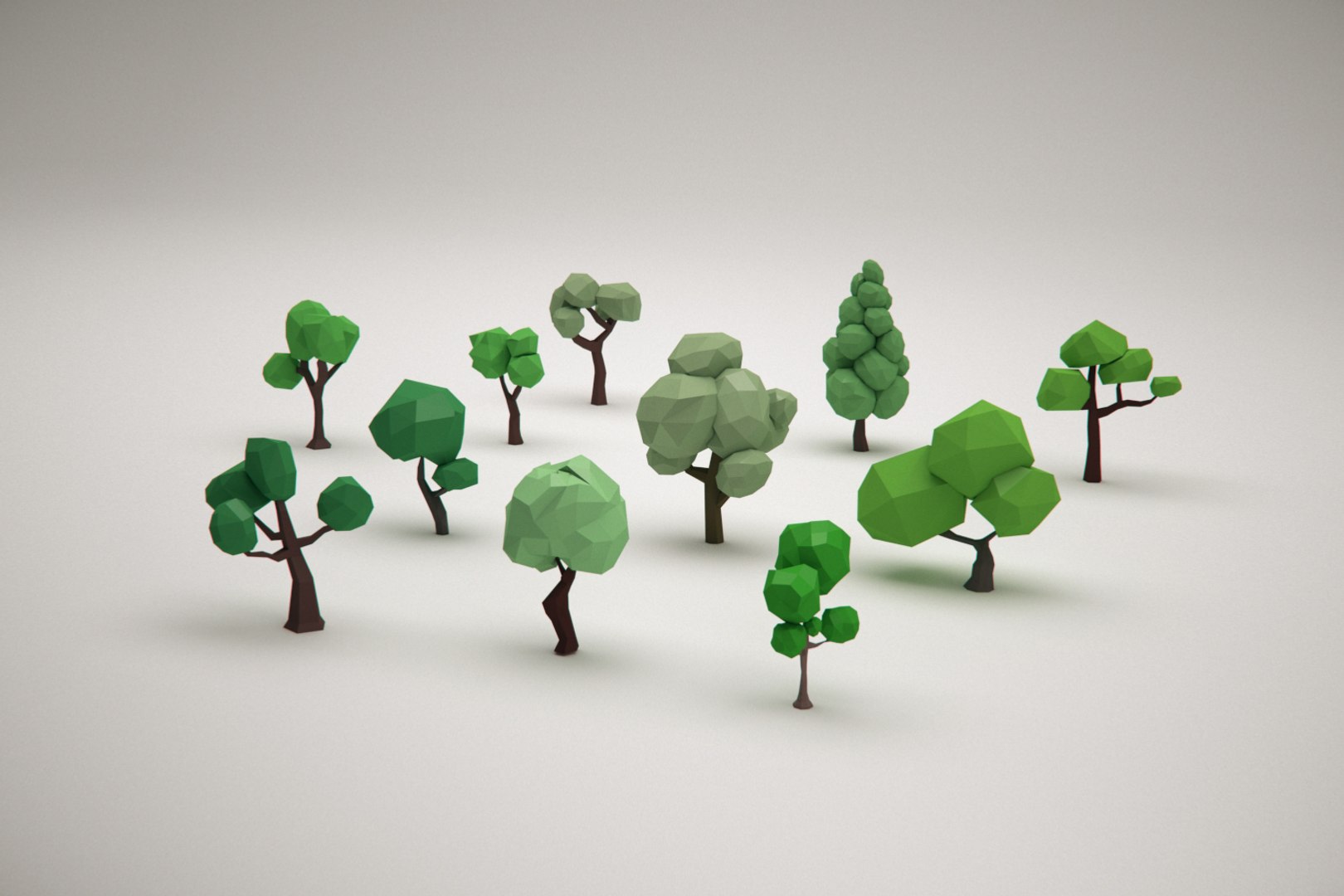 Tree Forest Pack 3D Model - TurboSquid 1418232