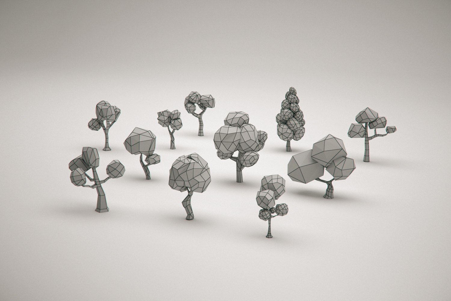 Tree forest pack 3D model - TurboSquid 1418232