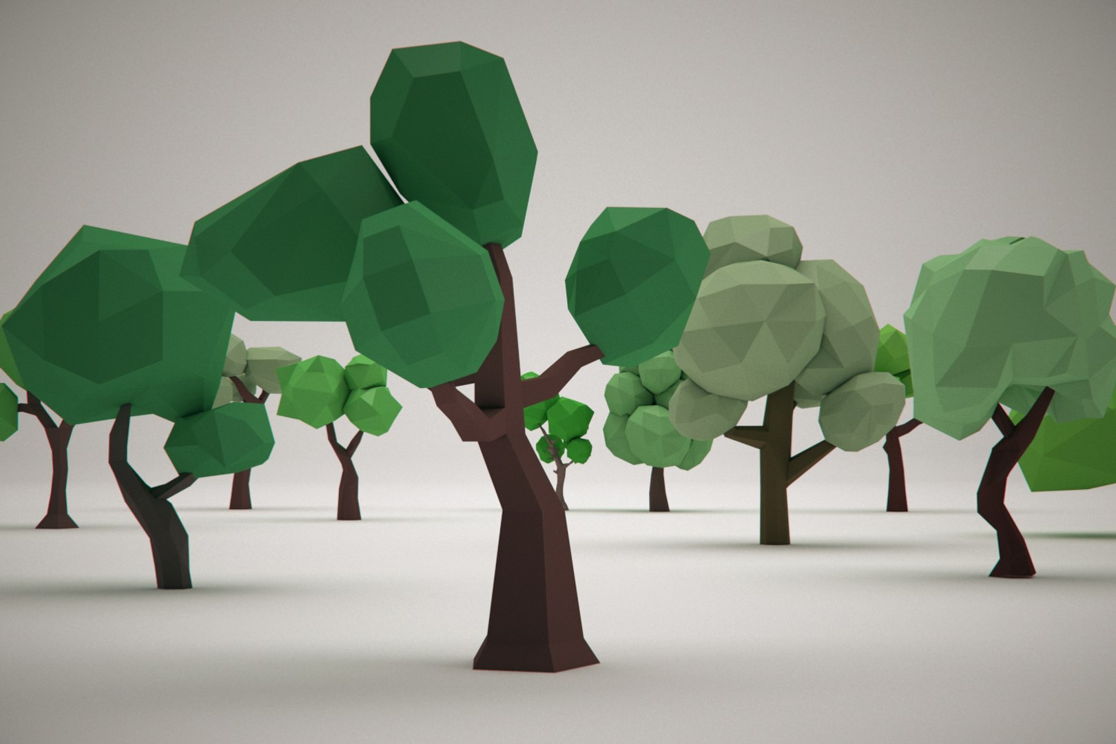 Tree Forest Pack 3D Model - TurboSquid 1418232