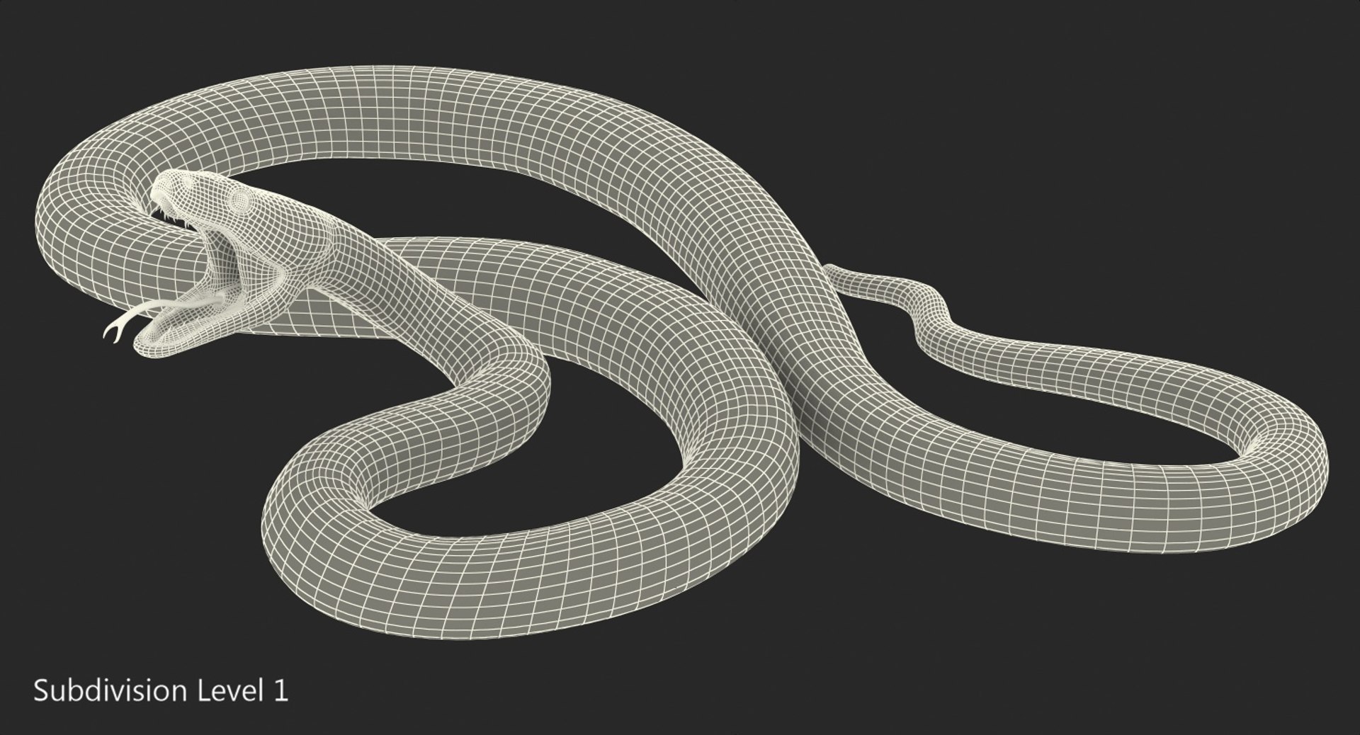 Yellow Python Snake Rigged 3D - TurboSquid 1420375