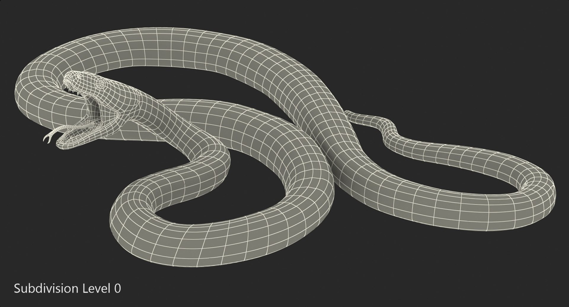 Yellow Python Snake Rigged 3D - TurboSquid 1420375