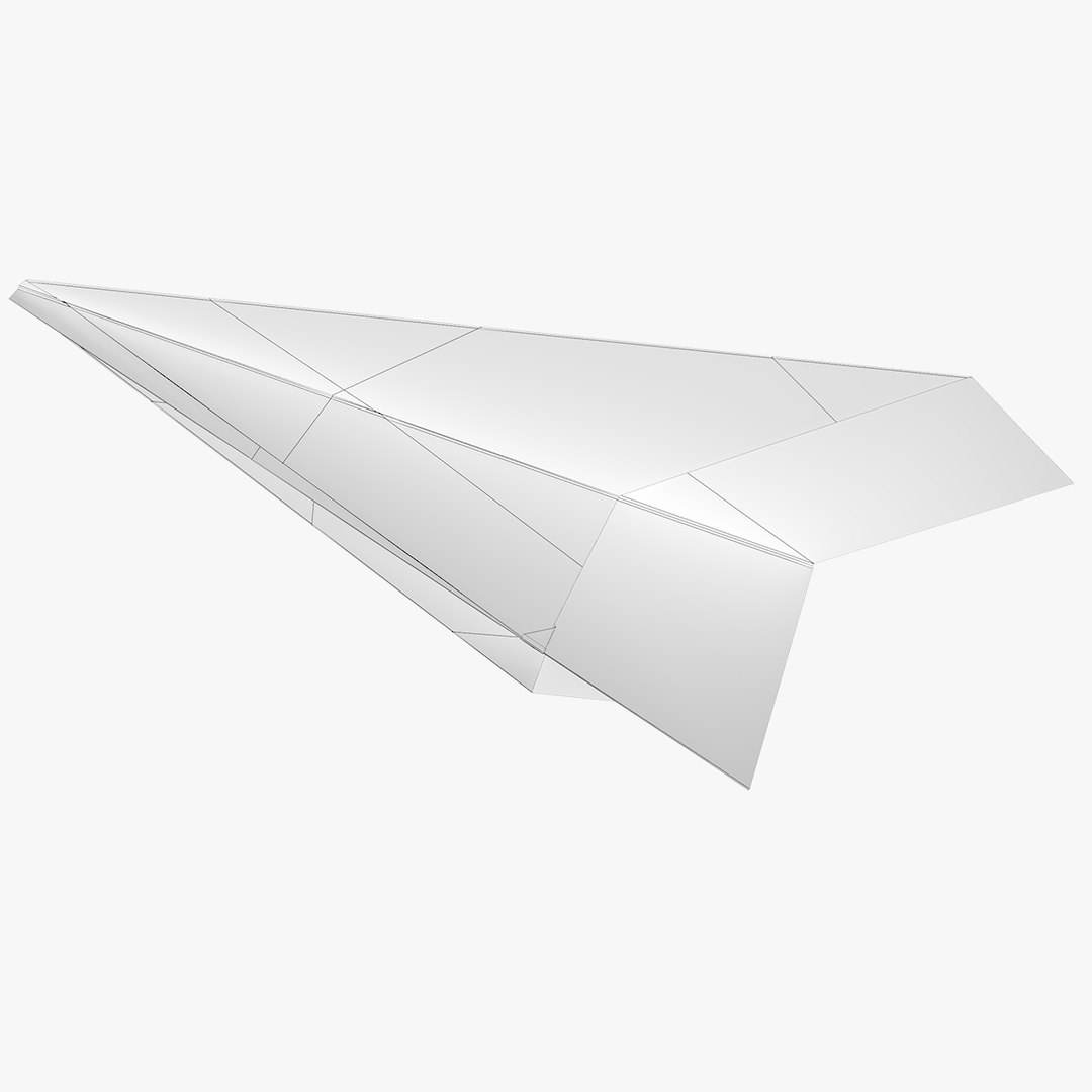 3d Paper Plane Airplane Model