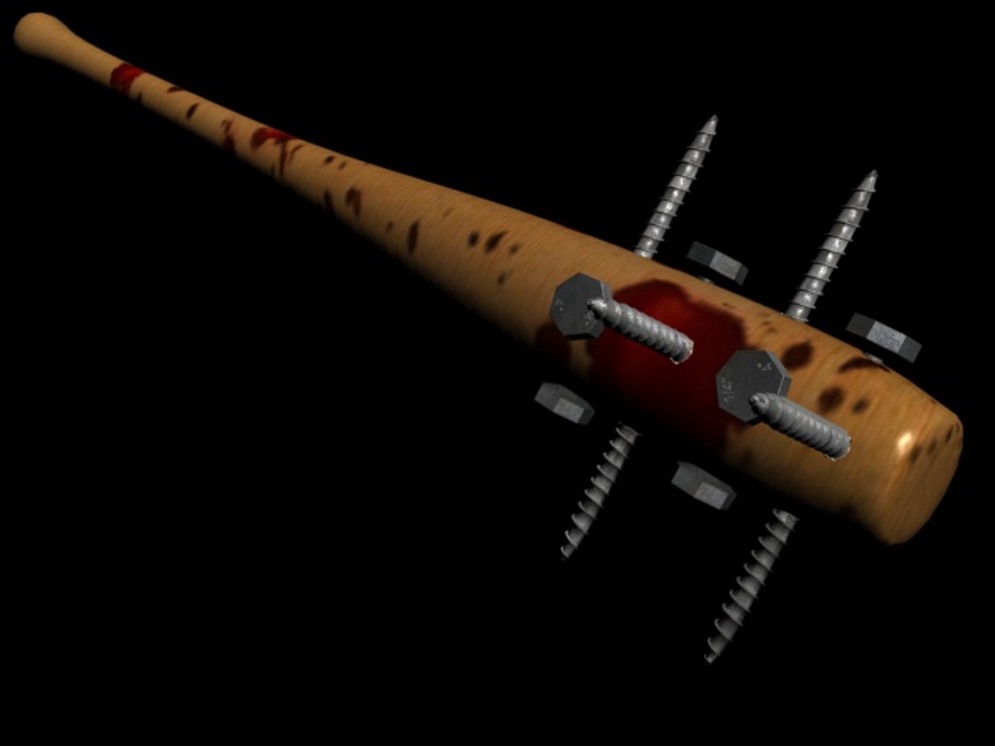 3D Model Baseball Bat Screws - TurboSquid 1381417