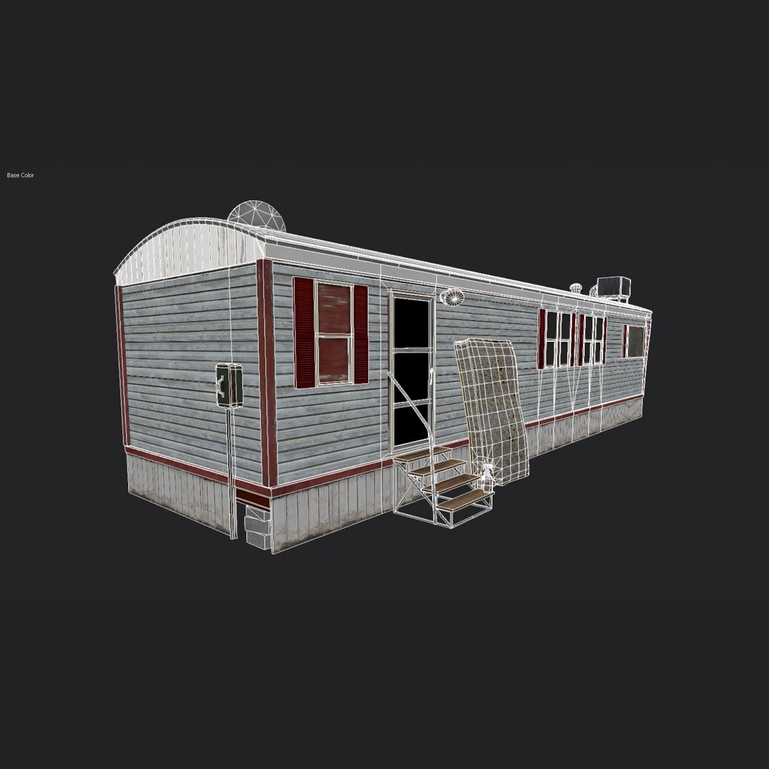3D mobile home trailor model - TurboSquid 1288169
