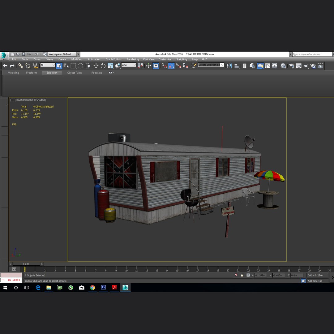 3D mobile home trailor model - TurboSquid 1288169