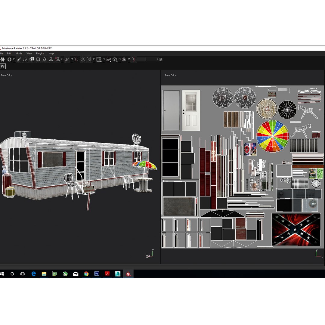 3D mobile home trailor model - TurboSquid 1288169