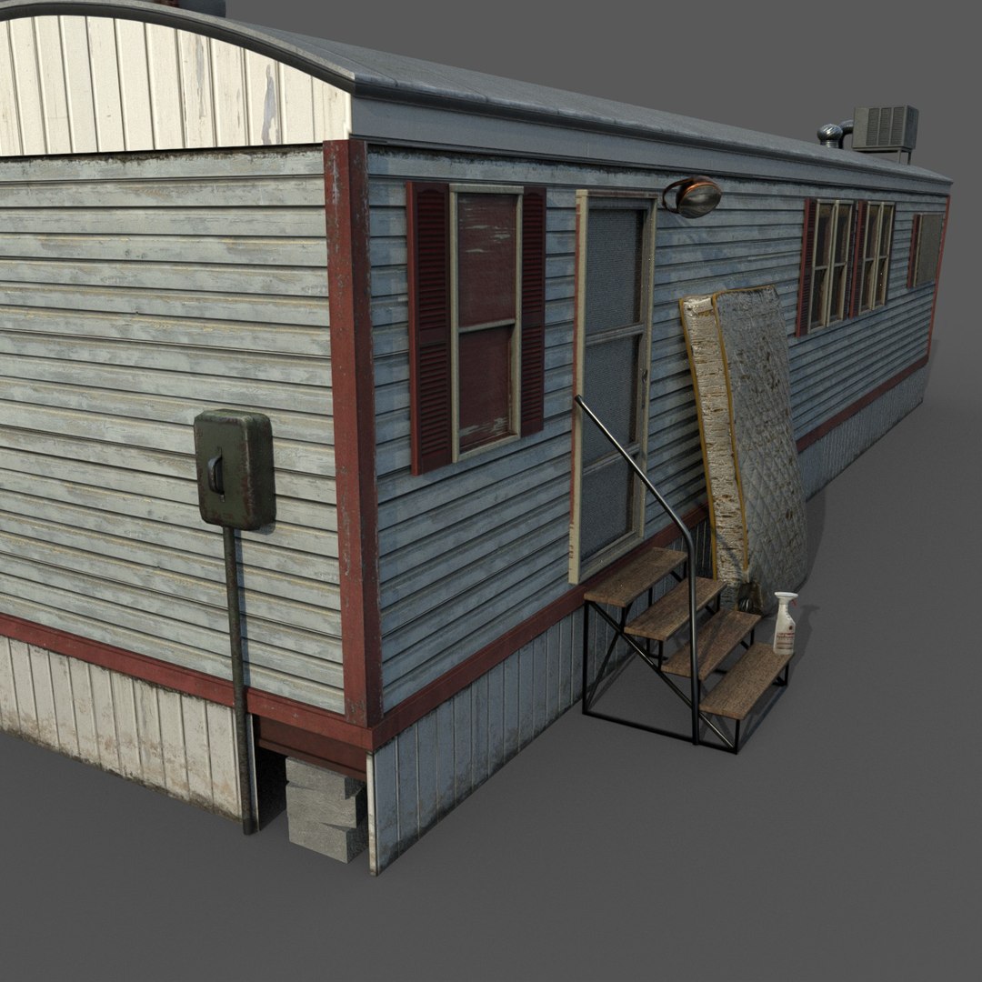 3D mobile home trailor model - TurboSquid 1288169