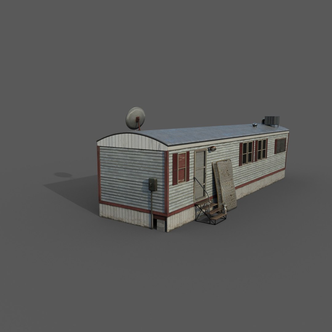 3D mobile home trailor model - TurboSquid 1288169
