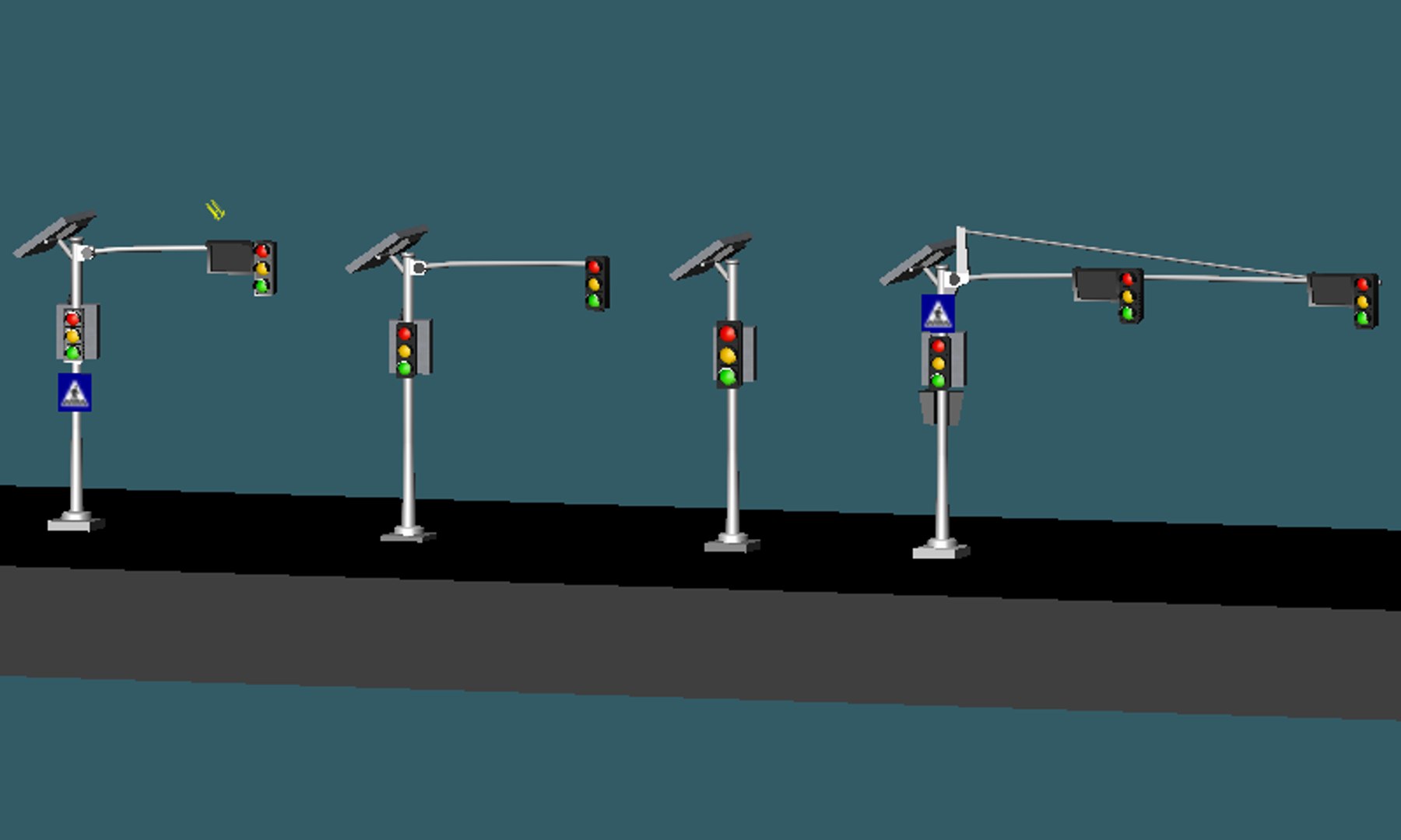 Pack Traffic 3D Model - TurboSquid 1494471