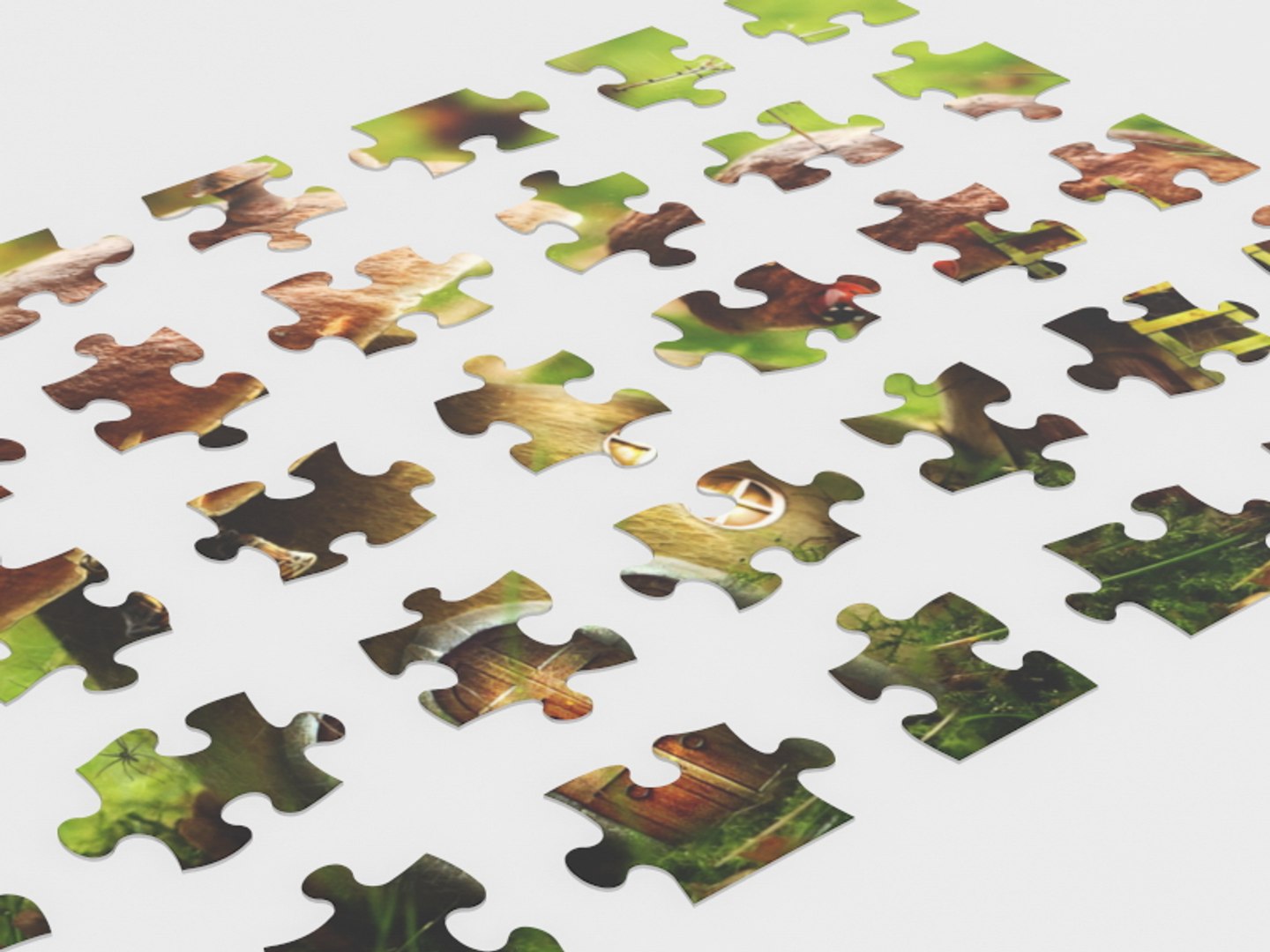 35 Piece Jigsaw Puzzle 3d Model