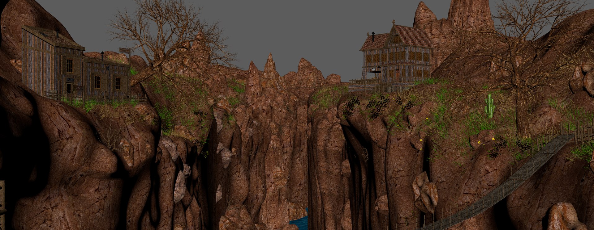 3D Landscape Western Fantasy - TurboSquid 1326396