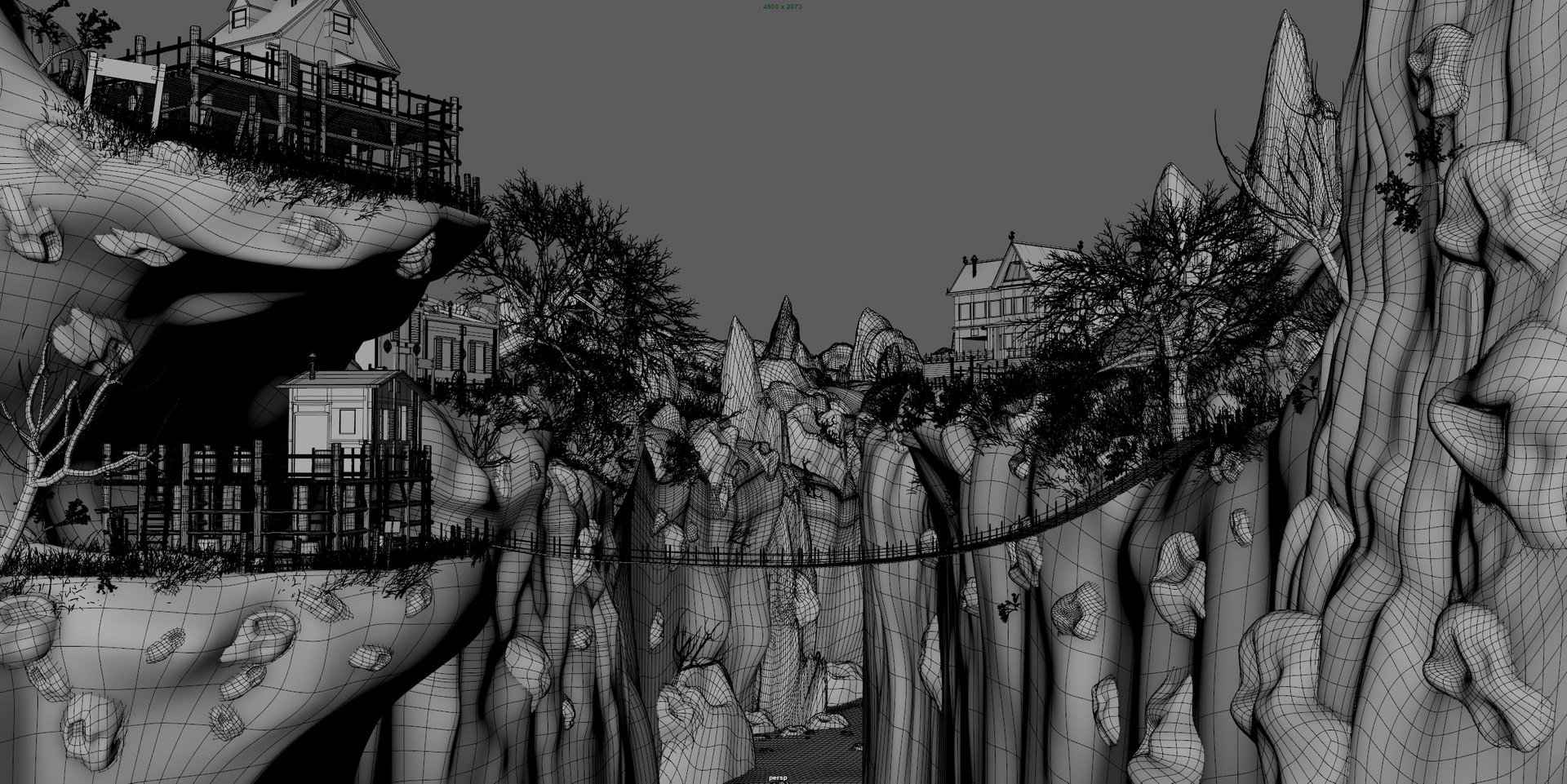 3D Landscape Western Fantasy - TurboSquid 1326396