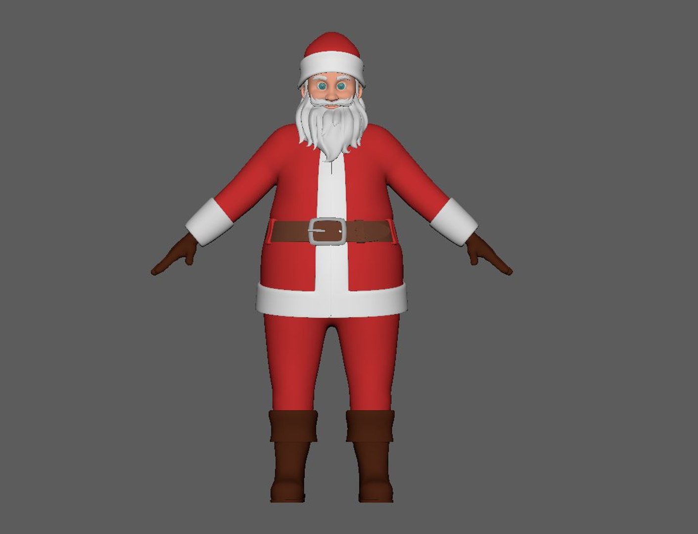 3D Santa Claus Model - TurboSquid 1504845