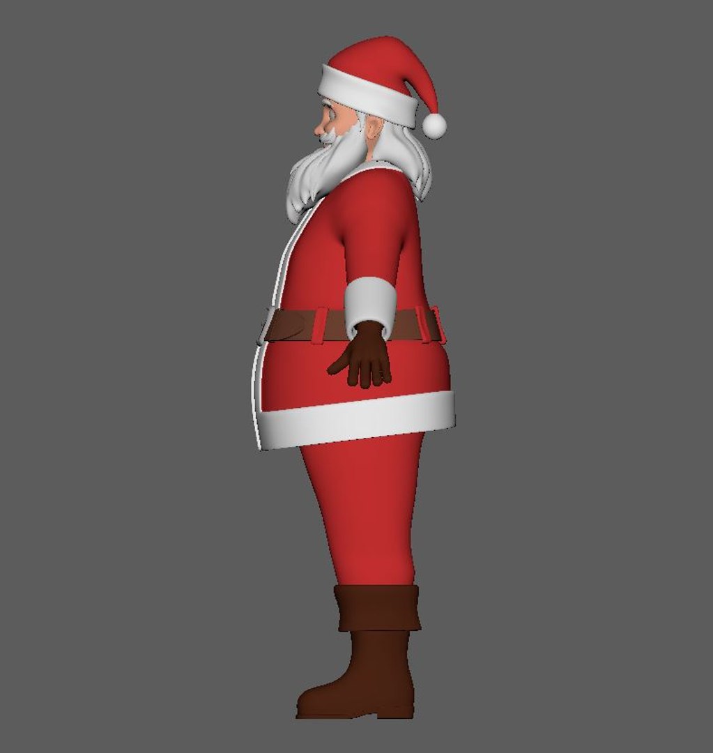 3D Santa Claus Model - TurboSquid 1504845