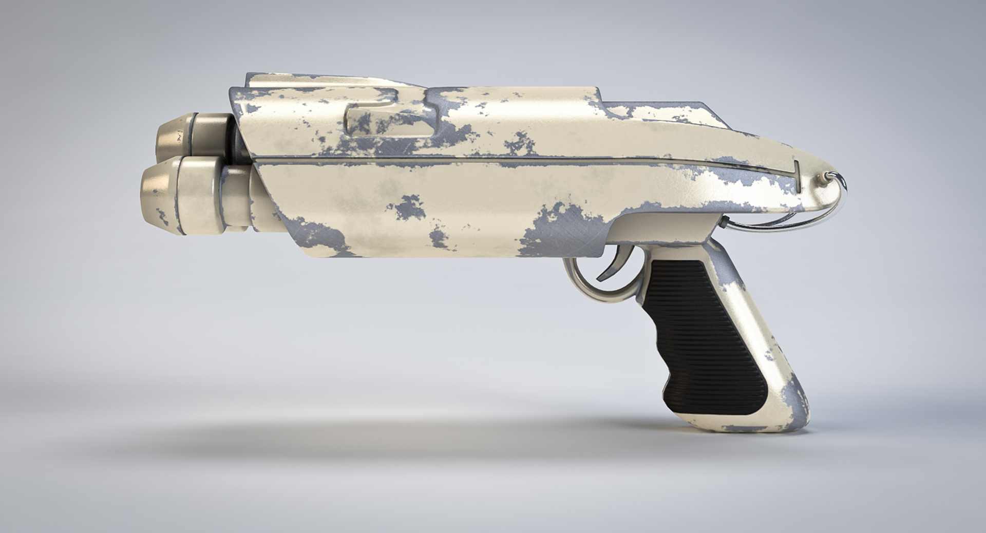 science fiction rifle gun 3d max