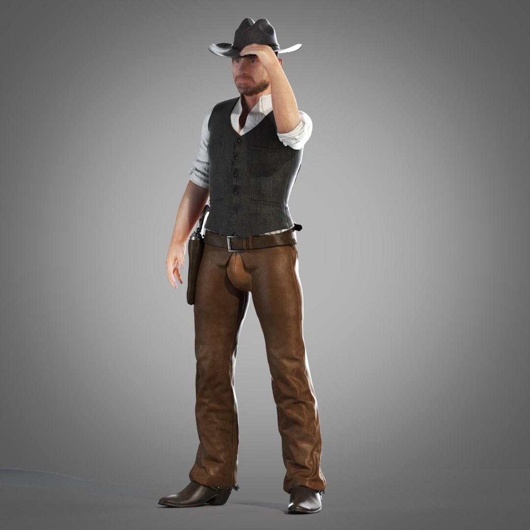 3d Cowboy Rig Model