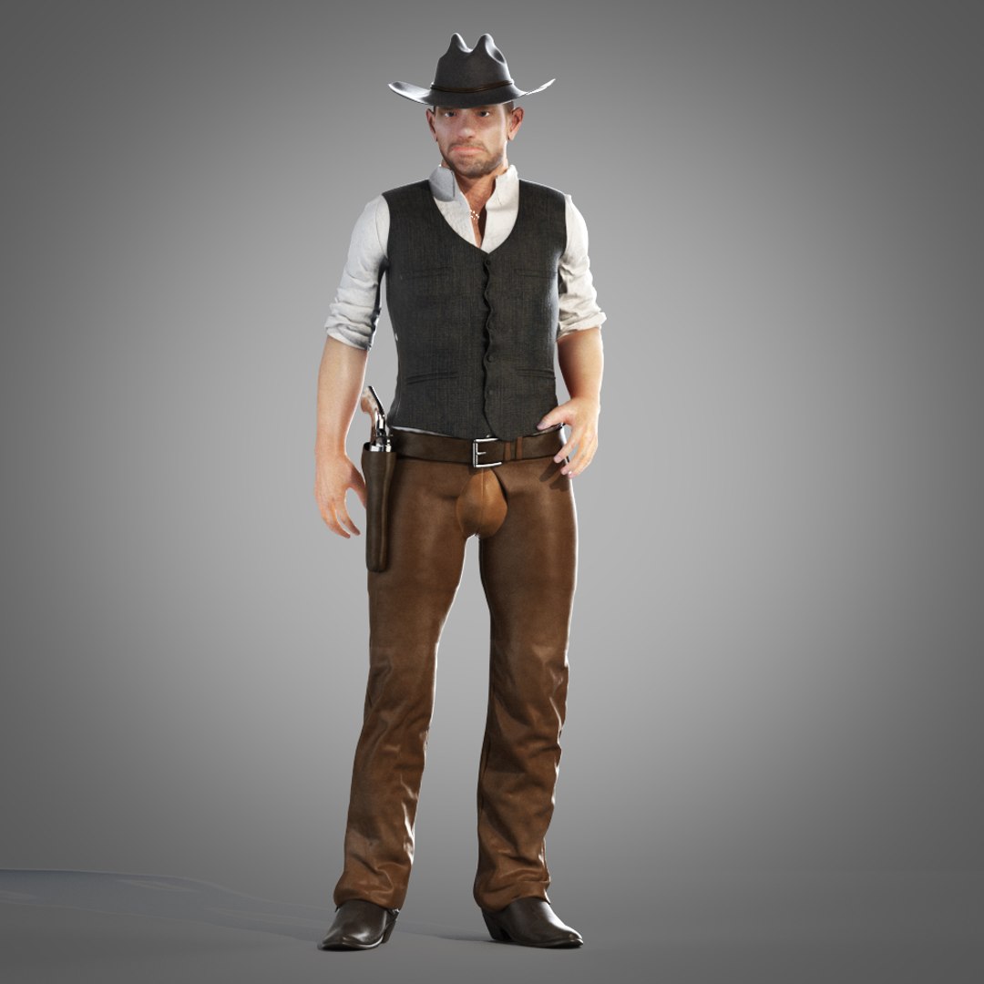 3d Cowboy Rig Model