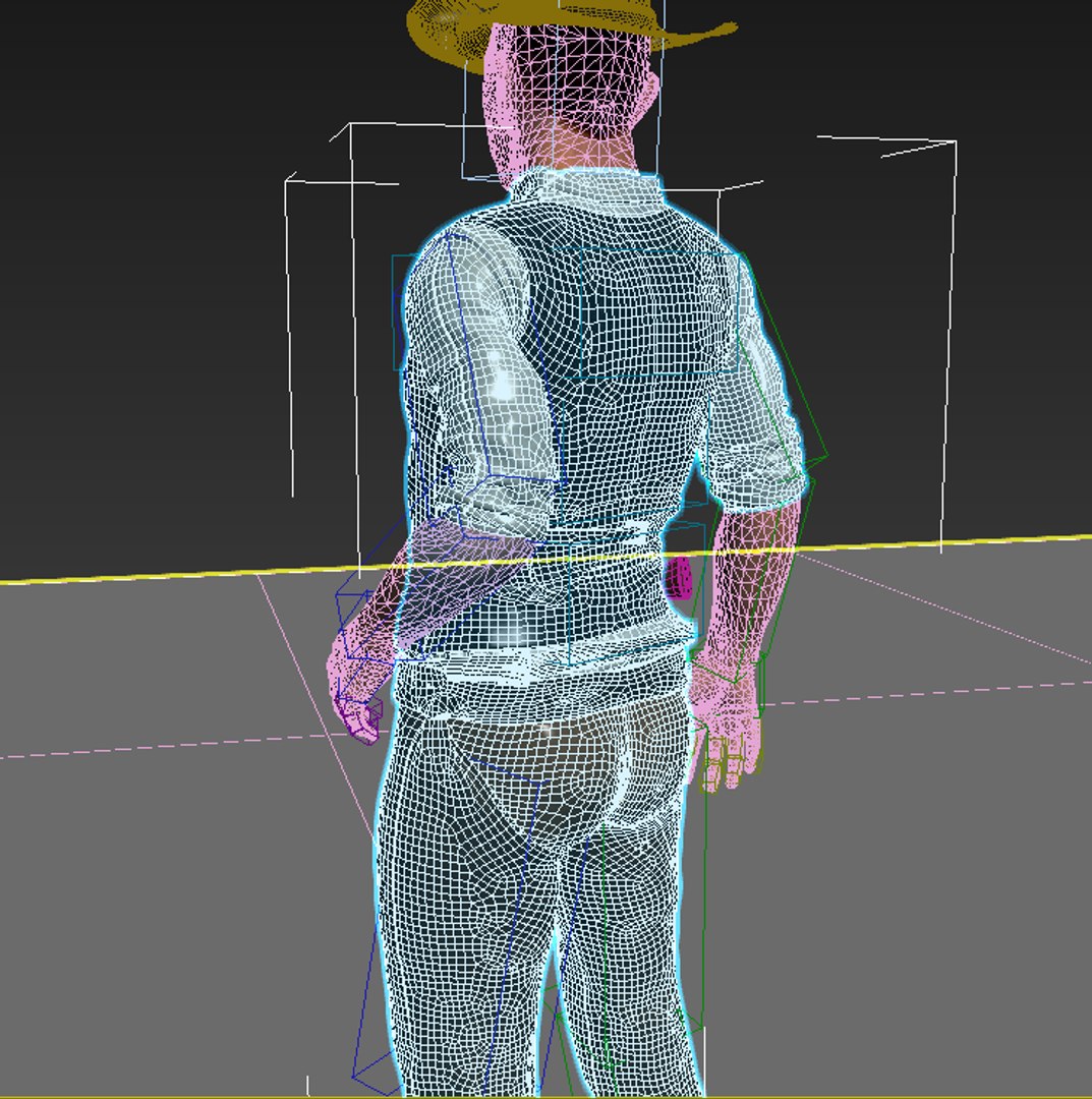 3d Cowboy Rig Model