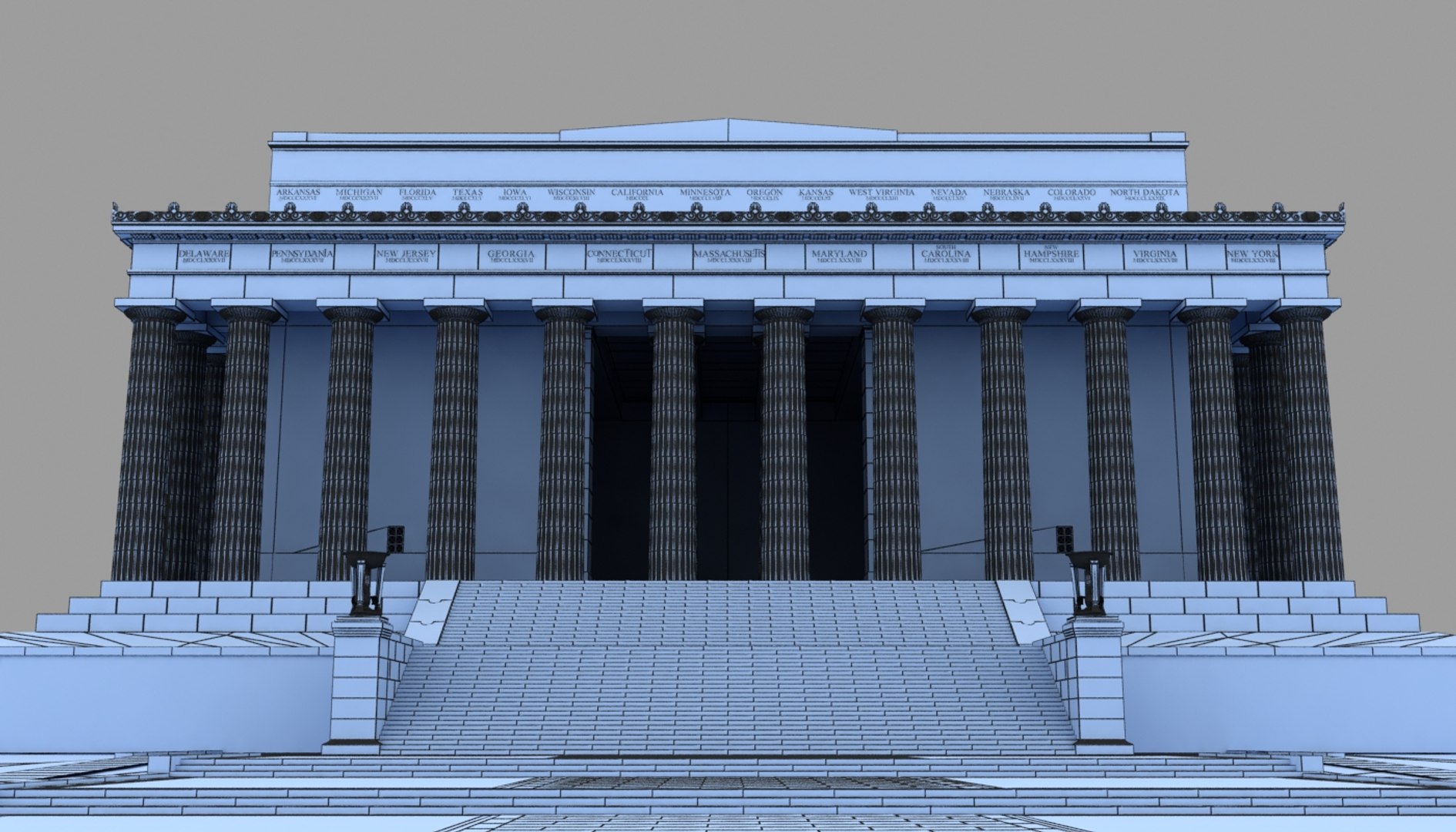 3d Model Memorial American