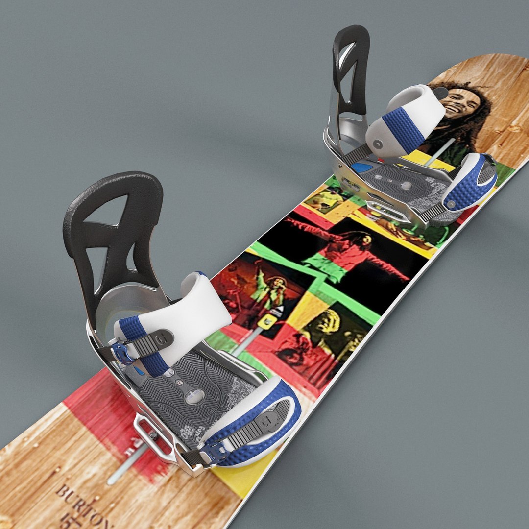 3d Model Snowboard V3