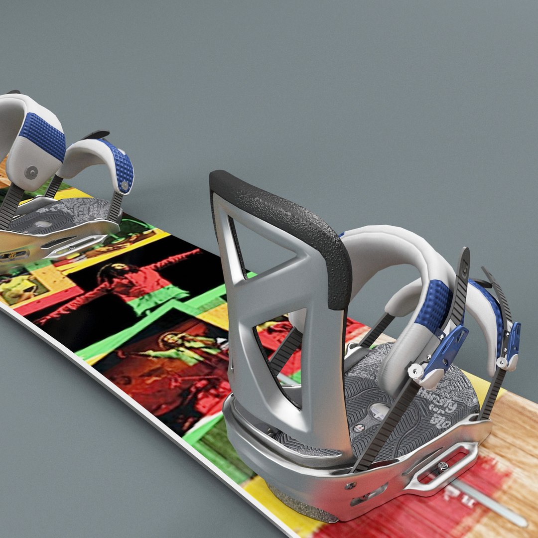 3d Model Snowboard V3