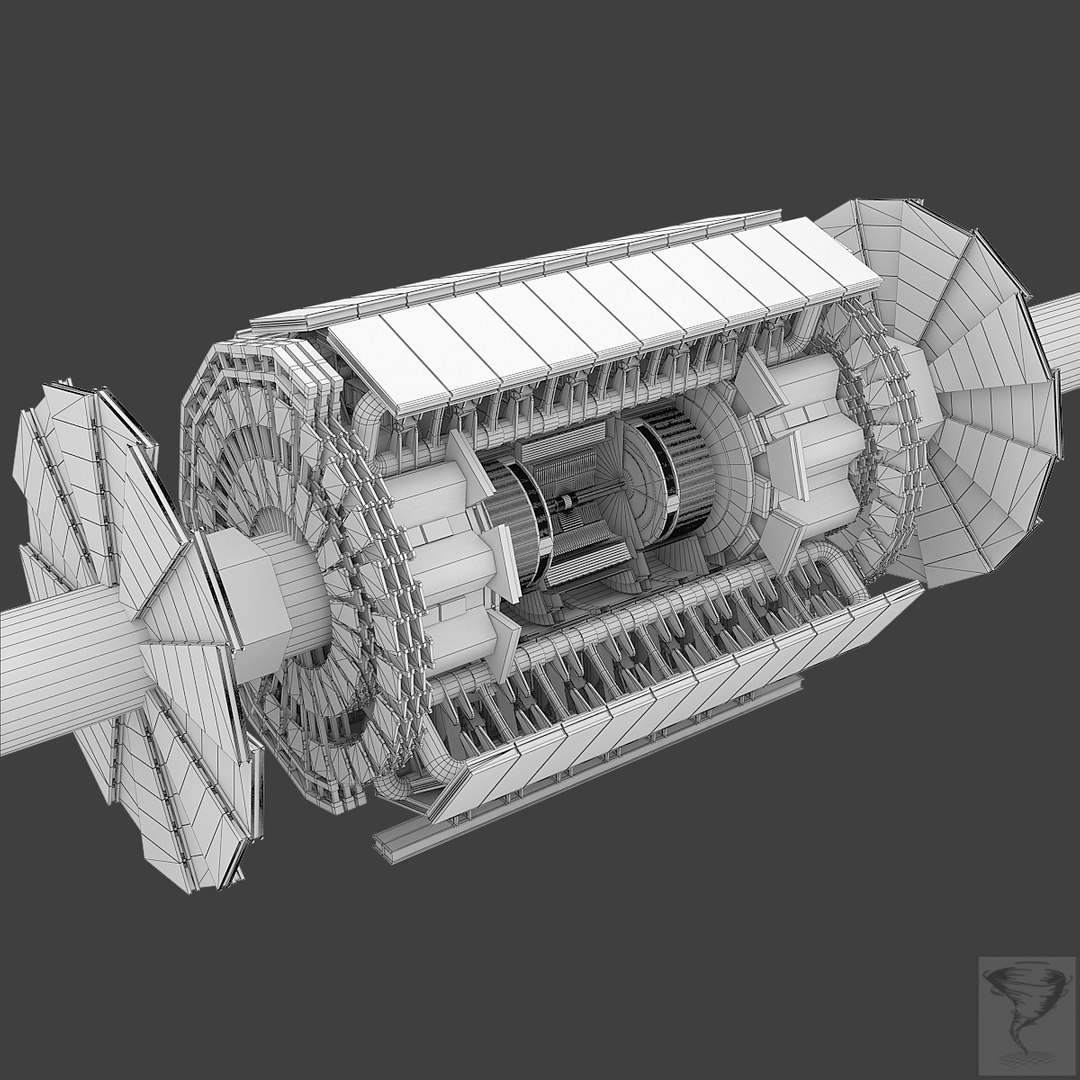 3d Large Hadron Collider - Model