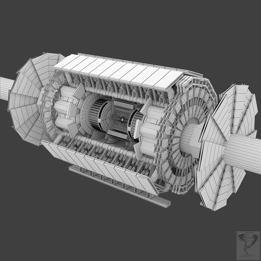 3d Large Hadron Collider - Model