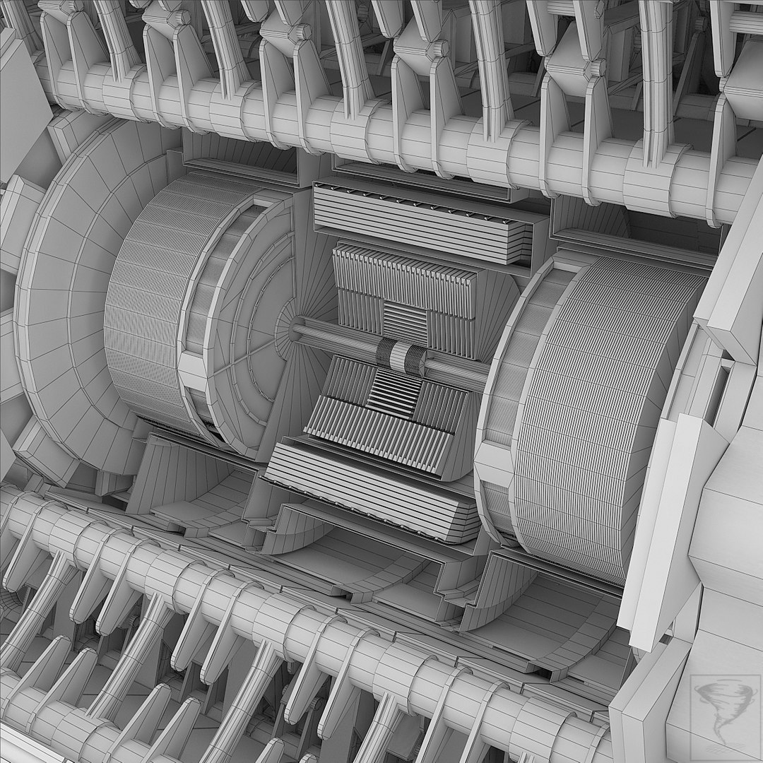 3d large hadron collider - model
