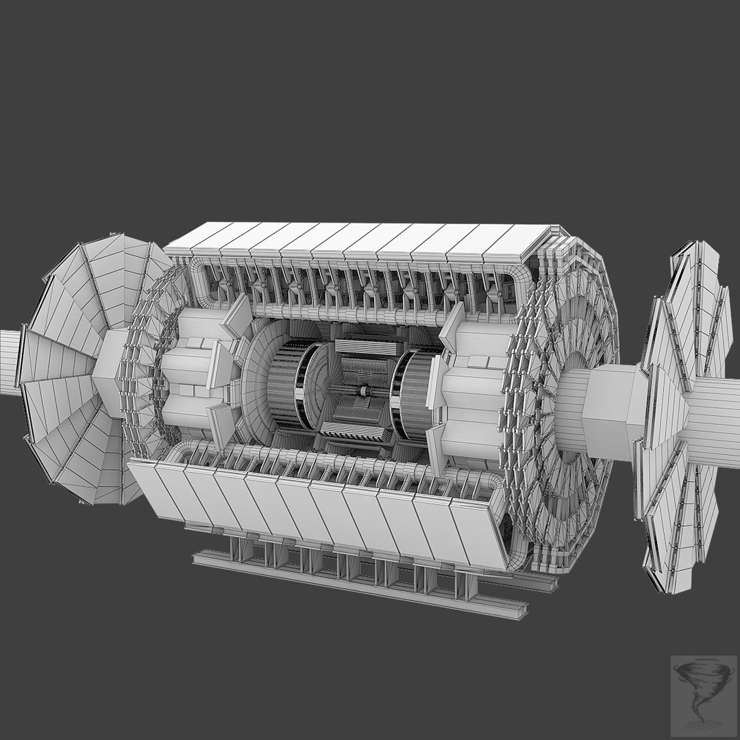 3d Large Hadron Collider - Model