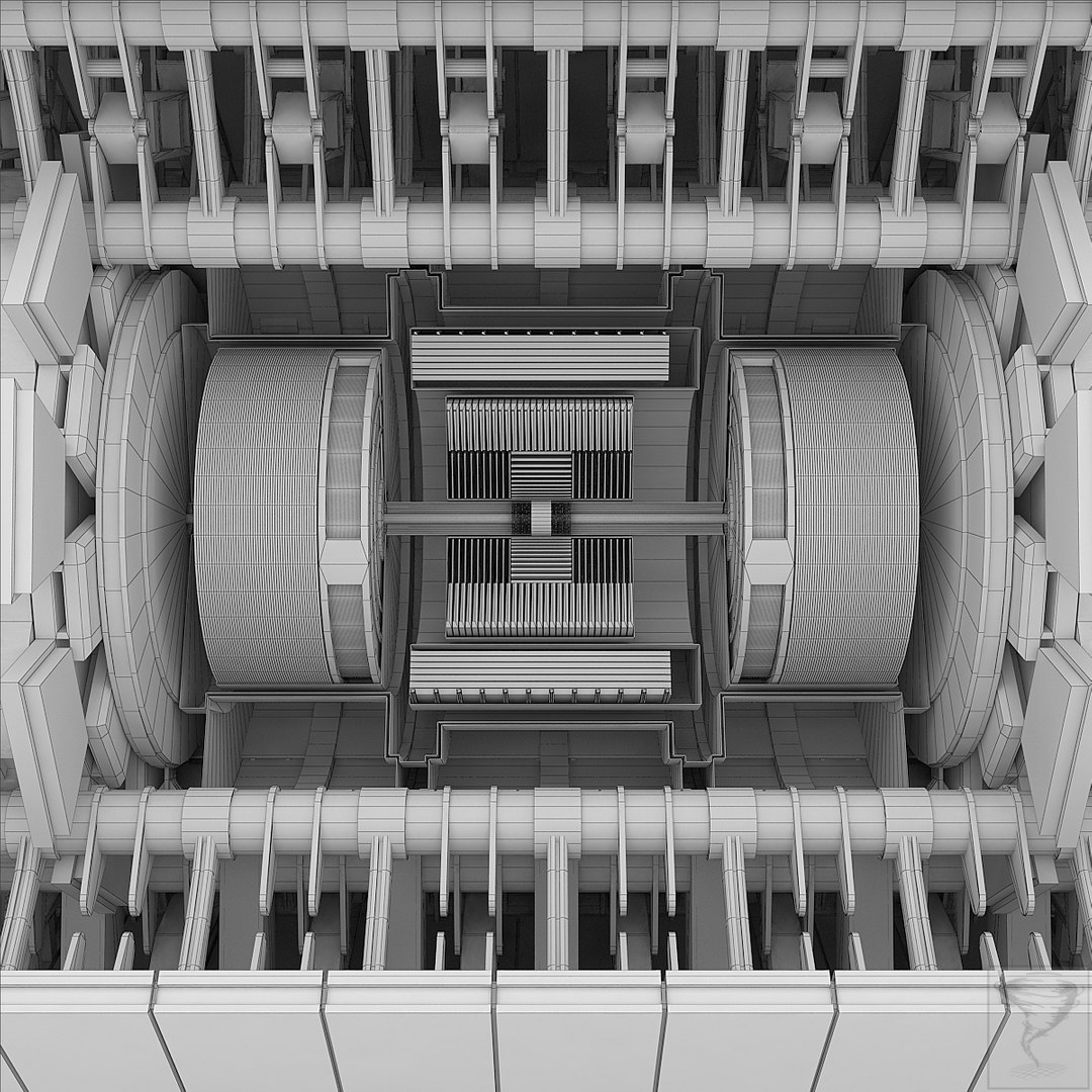 3d Large Hadron Collider - Model