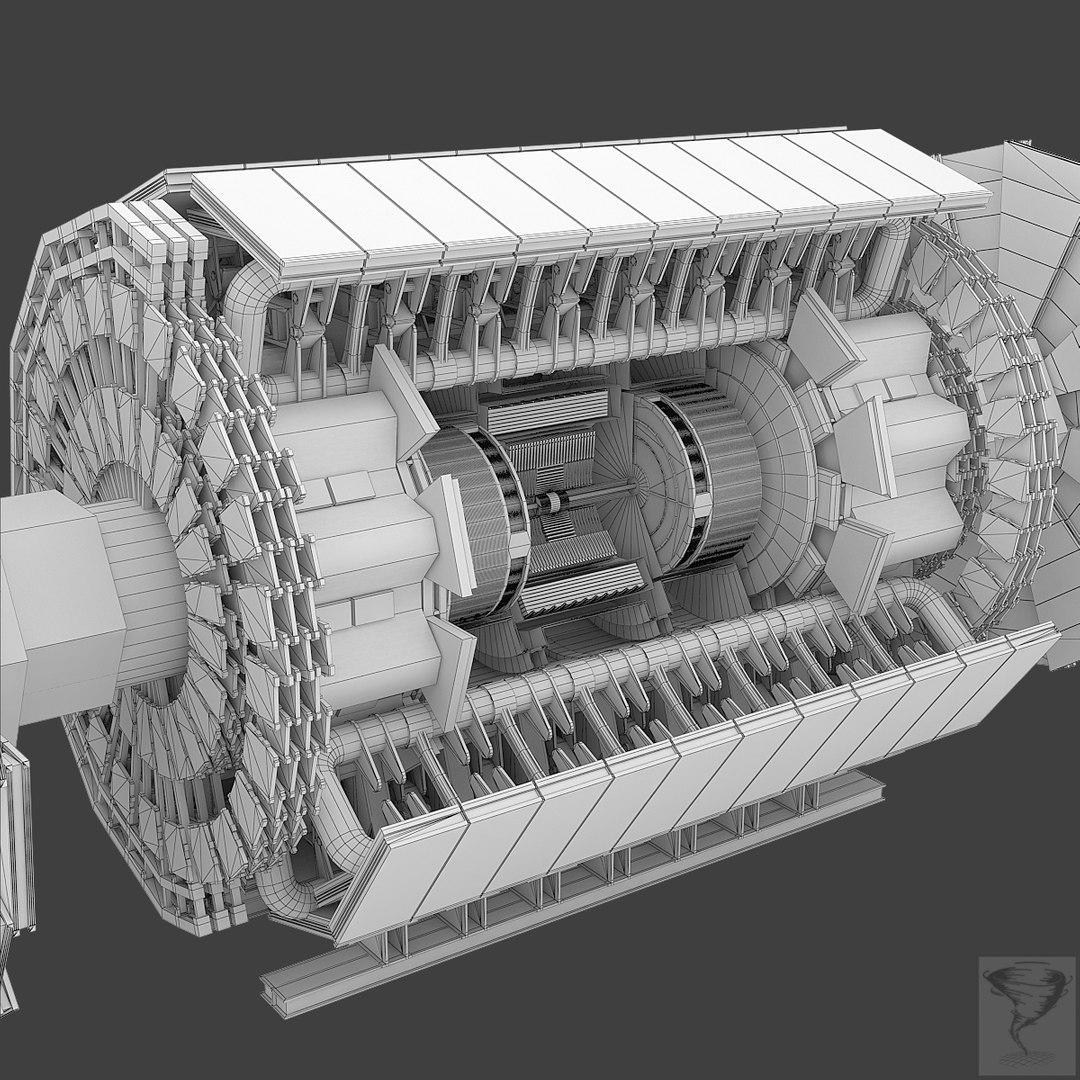 3d Large Hadron Collider - Model