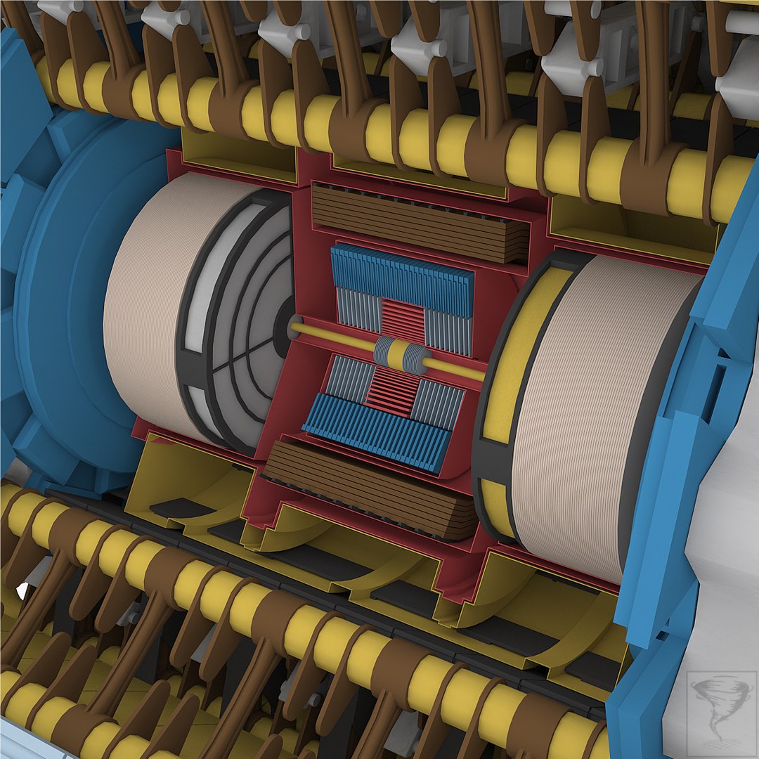3d Large Hadron Collider - Model