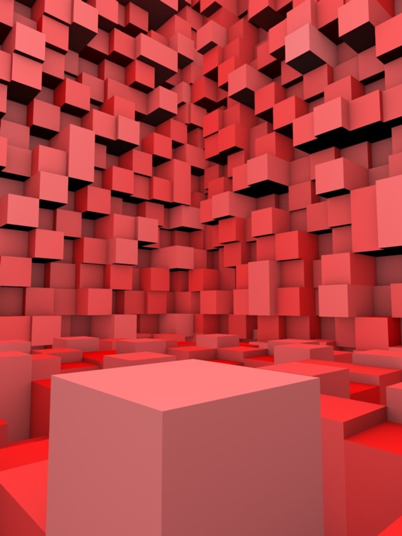 Abstract Scene Cuboids 3d C4d