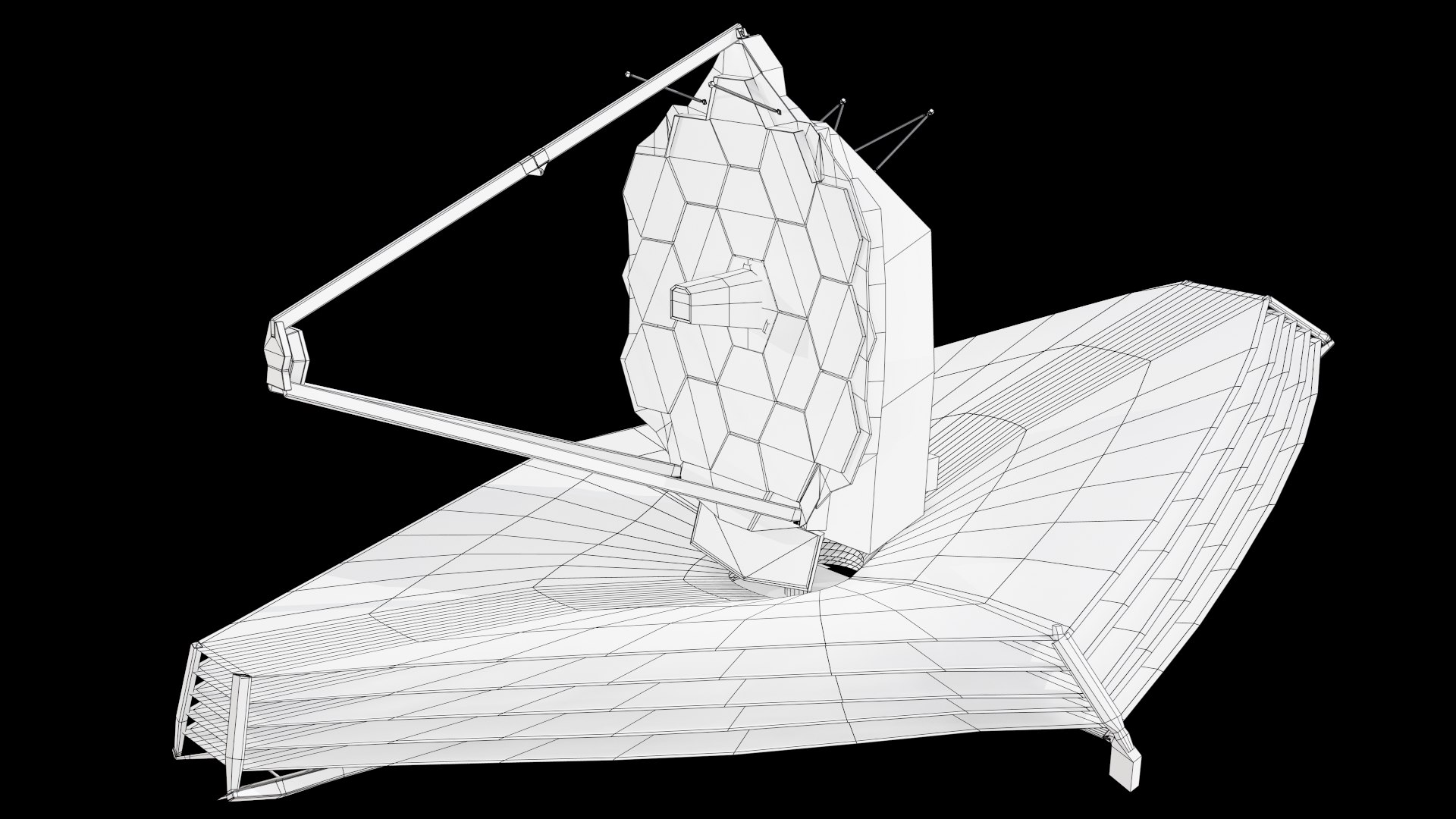 James webb space telescope 3D model - TurboSquid 1521026